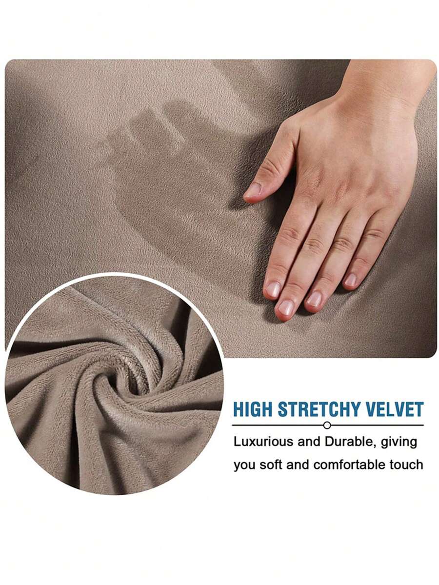 Plush Sofa Cover For Living Room Elastic Stretch Sofa Couch Slipcover ...