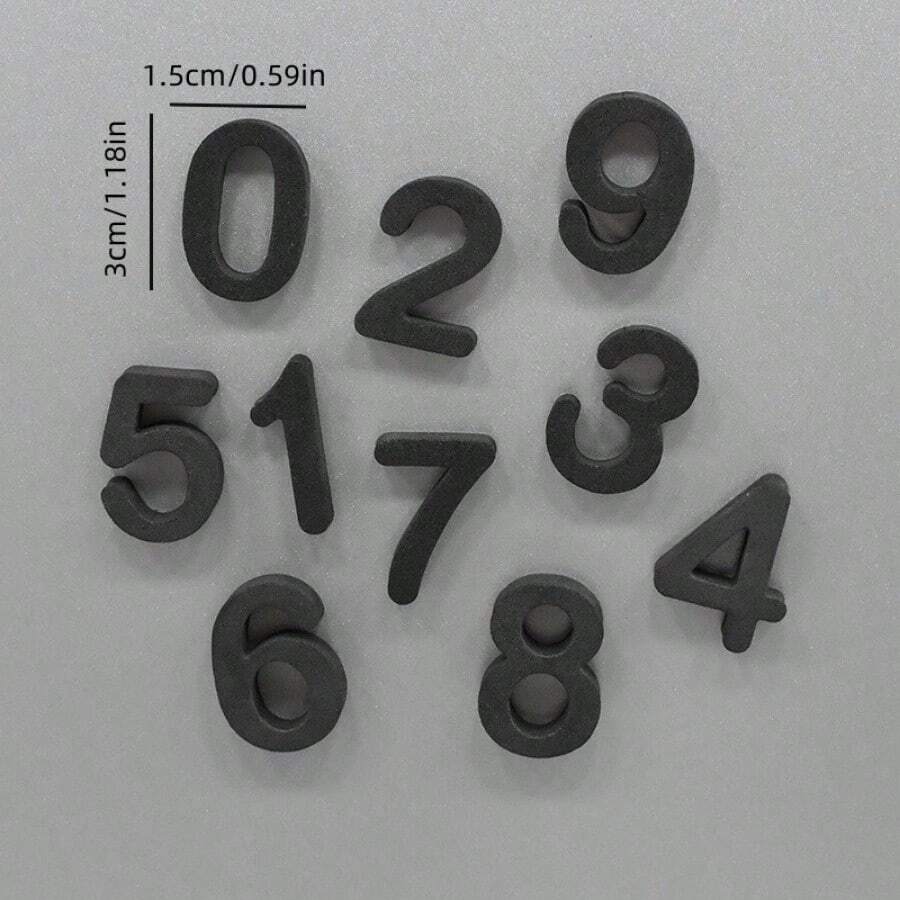 66pcs-0-10 Numbers Fridge Stickers Creative Fridge Stickers Countdown ...