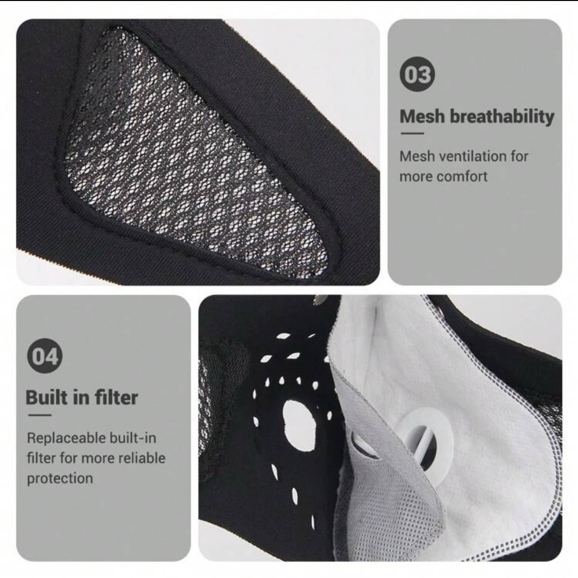 Motorcycle Riding Mask Bicycle Outdoor Protective Mask Outdoor Running ...