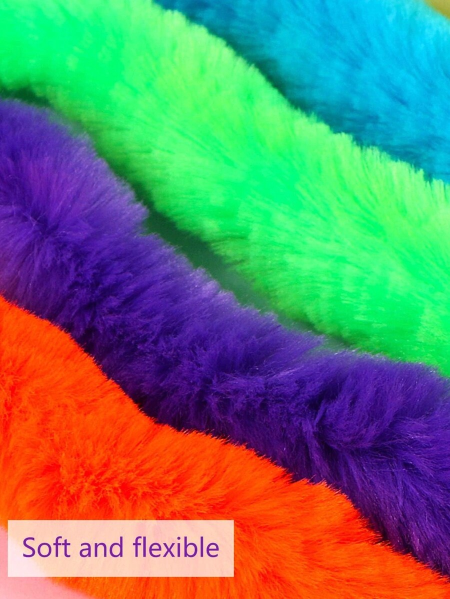 12 Pack Magic Worm Toys Wiggly Twisty Fuzzy Worms On String Trick Toys ...