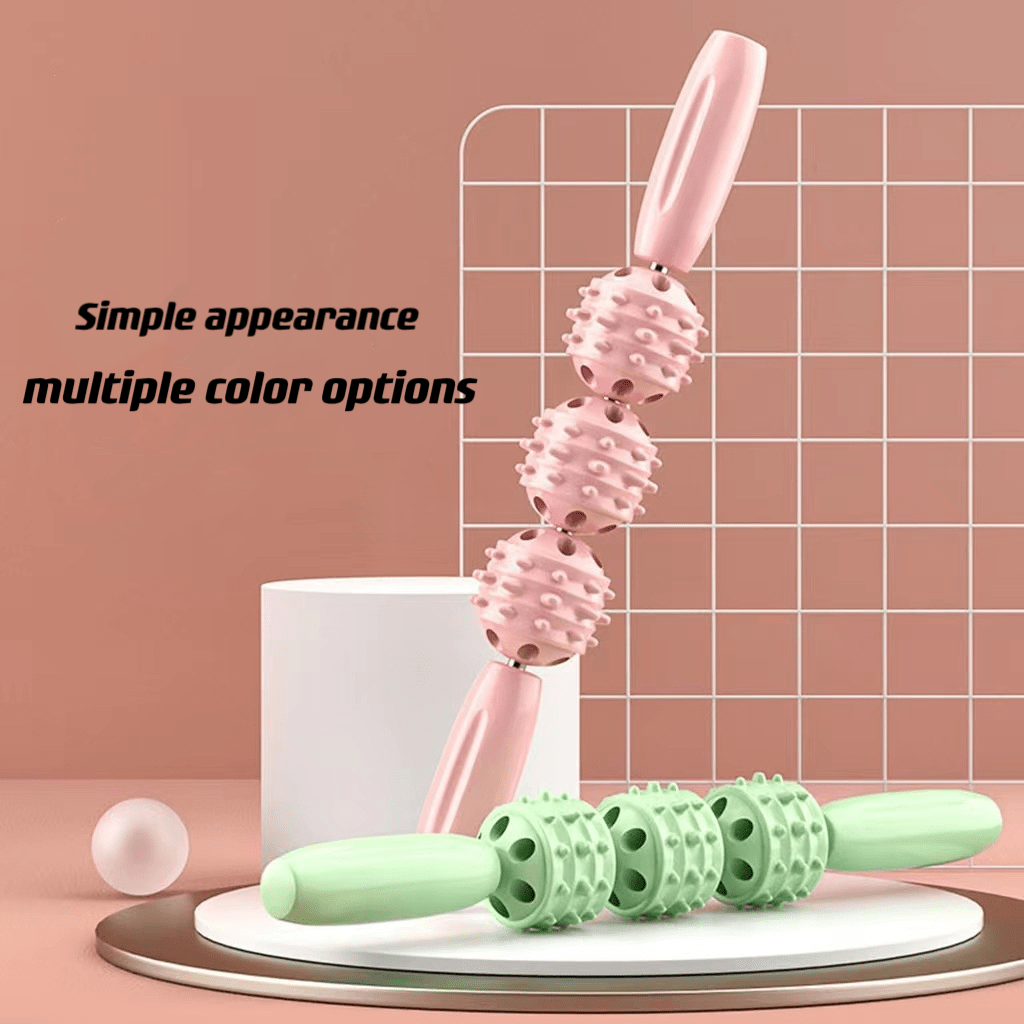 Leg Slimming Massage Stick Foam Roller With Spiked And Smooth Surface ...