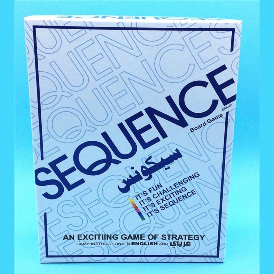 English And Arabic Sequence Card Board Game Set For Family Party Time ...