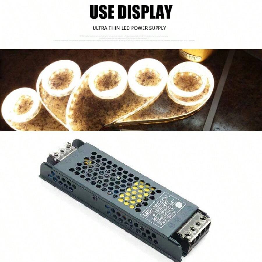 220V To 12v Ultra-Thin Linear Lighting LED Strip Power Supply 12V-12.5A ...