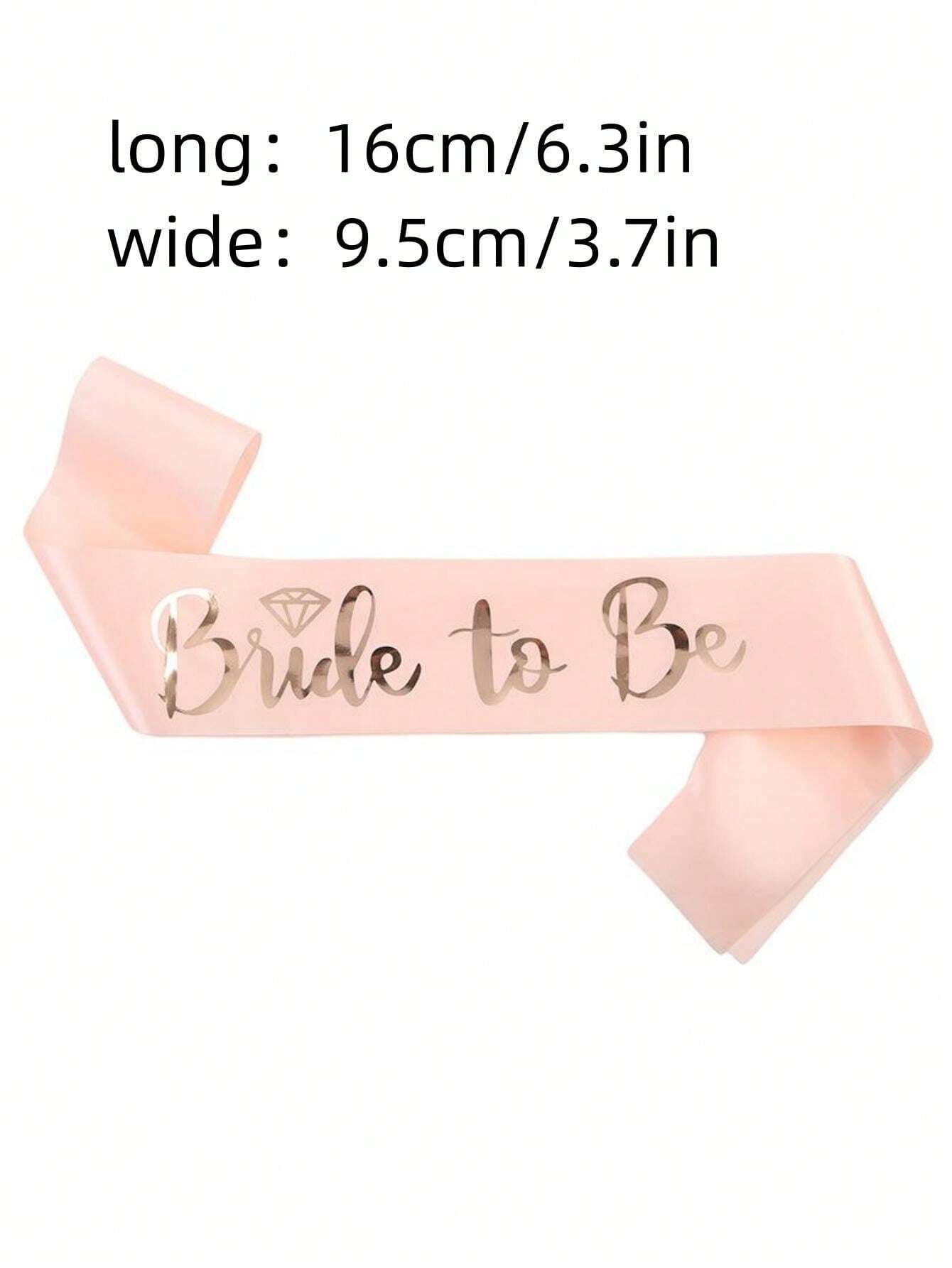 1pc Gold Foil Hen Party Sash Bride To Be Sash Bridal Shower Sash ...