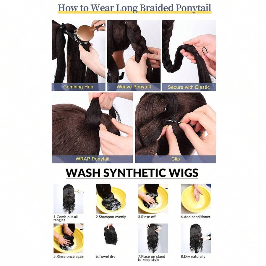 Dreadlocks Ponytail Wig Piece African Dirty Dreadlocks Wig Braid Color ...