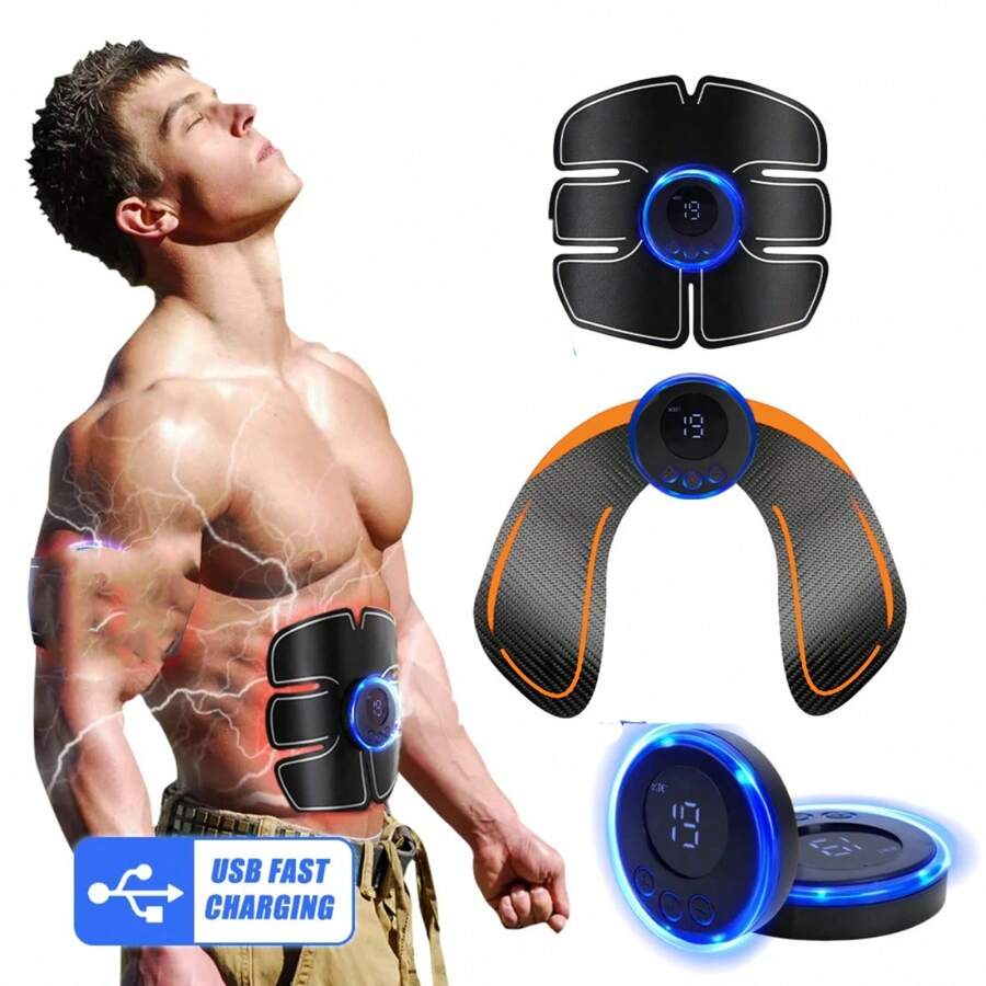 USB Charging Abdominal Muscle Stimulator, Abdominal Muscle Trainer With ...
