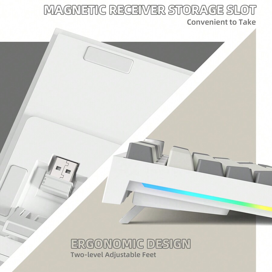 ATTACK SHARK RK86 Wireless Mechanical Keyboard Apex Pro TKL 75%, 2.4G ...