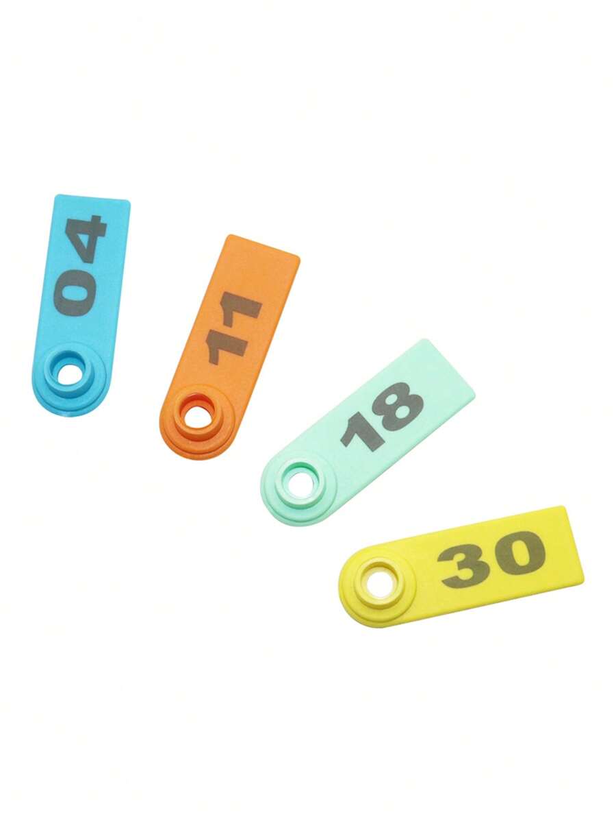 30pcs Yellow Sheep Ear Tags With Numbers No.01-30, Livestock Ear ...