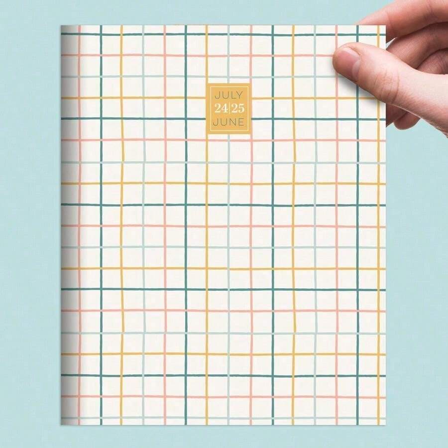 July 2024 - June 2025 Graph Paper Medium Monthly Planner | SHEIN USA