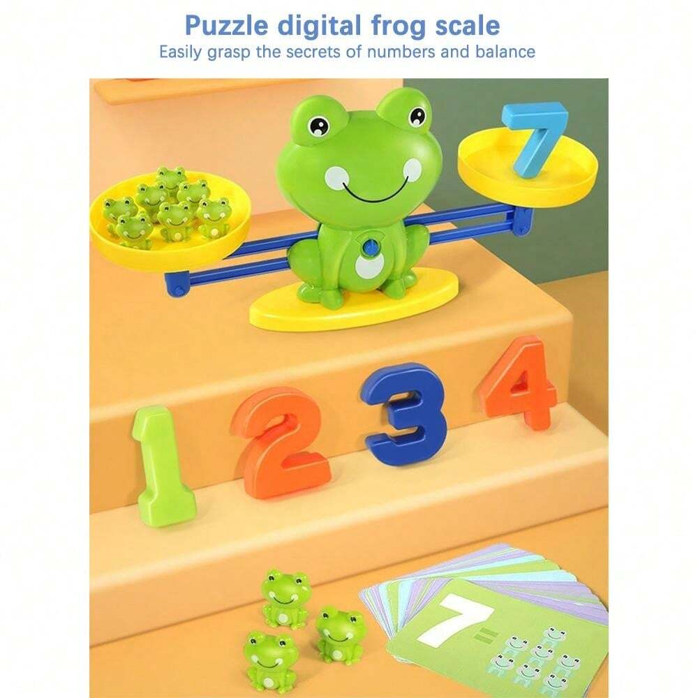 Frog Balance Scale Children's Educational Toy For Early Learning ...
