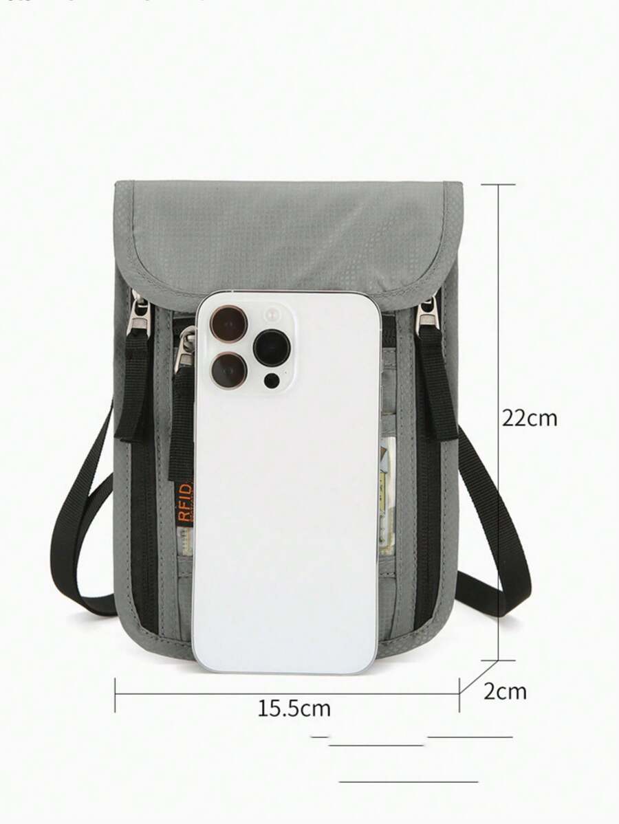 1PC Travel Passport Bag Lightweight Multifunctional ID Bag With RFID ...