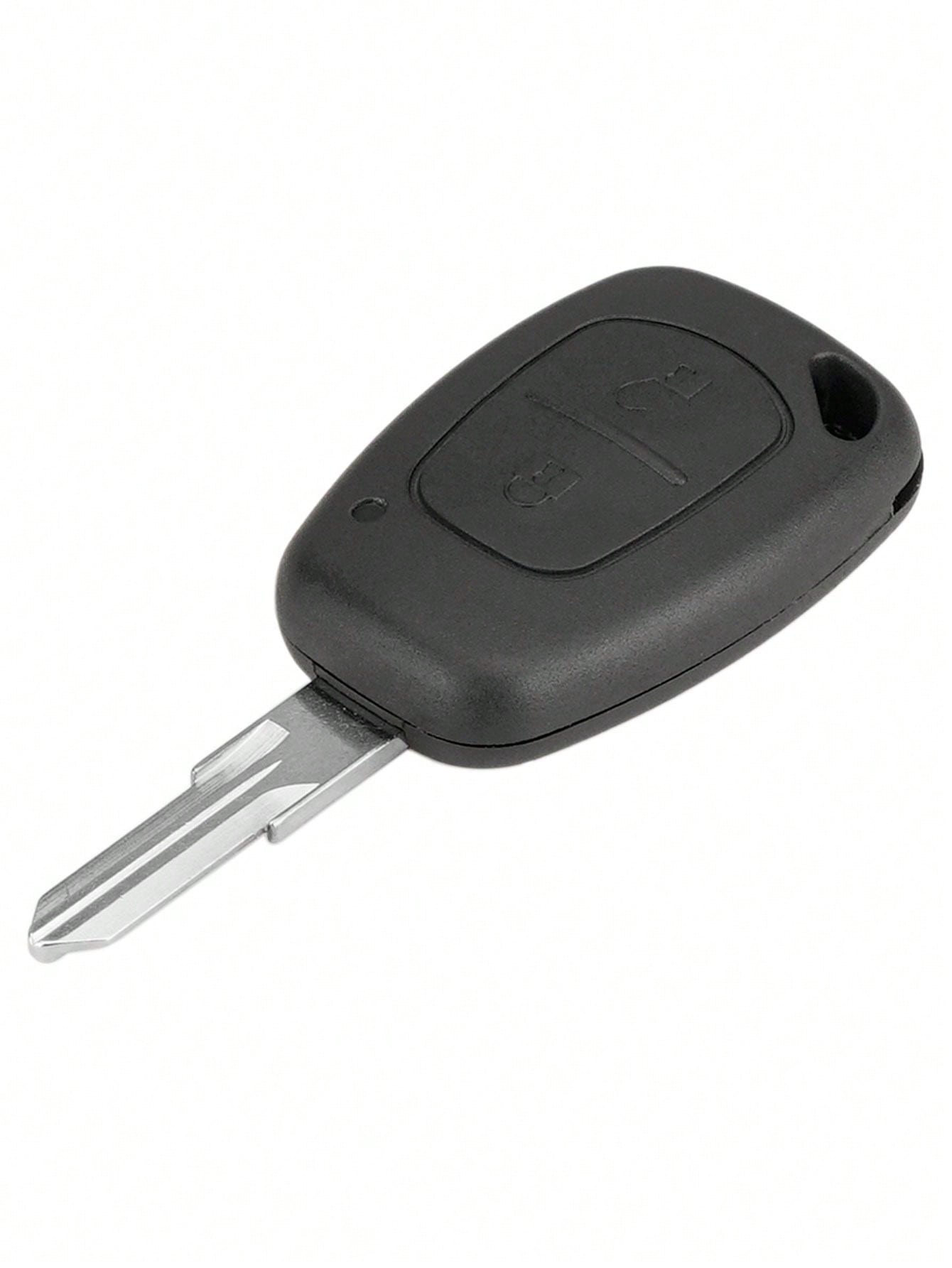 2 Buttons Remote Key Fob Case Shell Replacement Uncut VAC102 Blade For ...