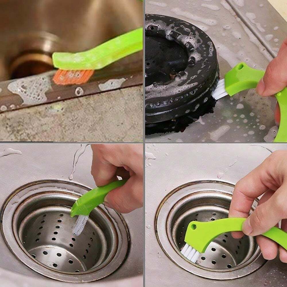 Tile Cleaning Brush - For Bathroom And Kitchen - Small Cleaning Tool To Remove Mold And Dirt ...