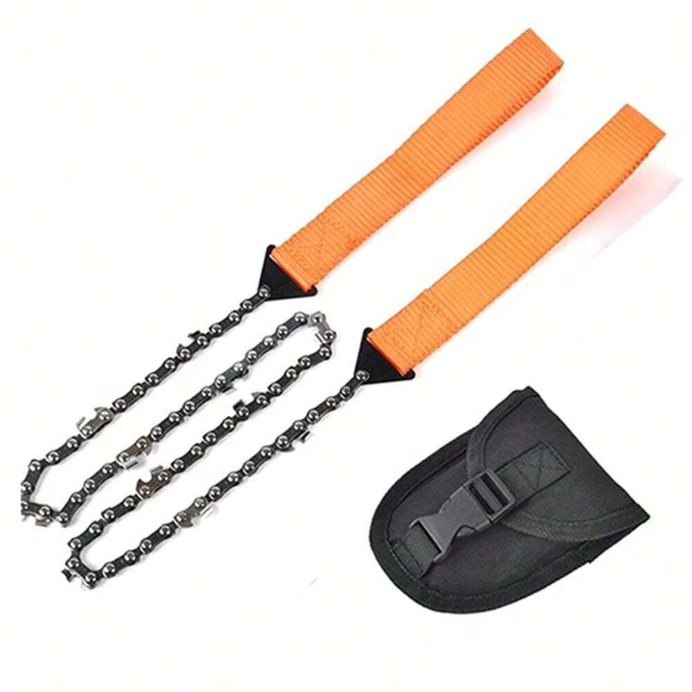 Portable Survival Chain Saw Manganese Steel Chain Camping Emergency ...