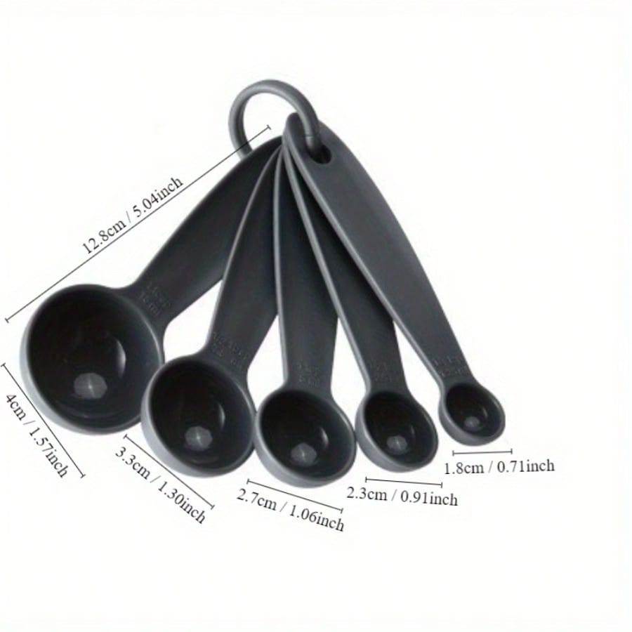 10-Piece Set Of Plastic Measuring Spoons And Measuring Cups, Flour ...