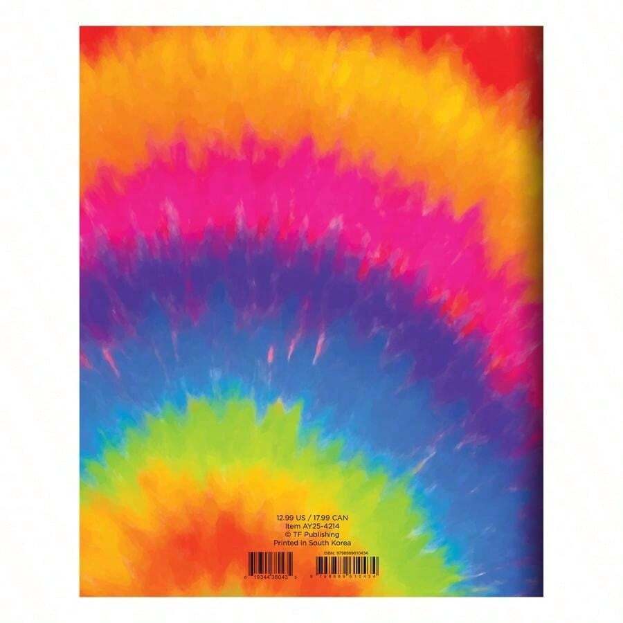 July 2024 - June 2025 Tie Dye Medium Monthly Planner | SHEIN USA