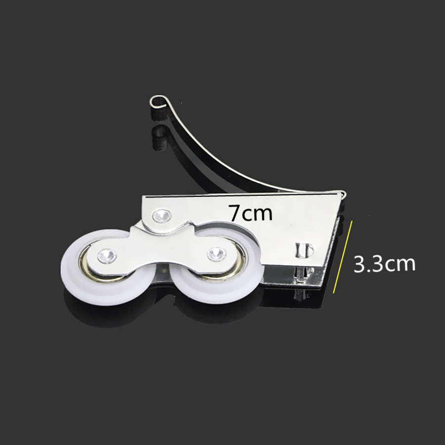 Sliding Closet Door Wardrobe Wheels, Bathroom Twin Rollers Track ...