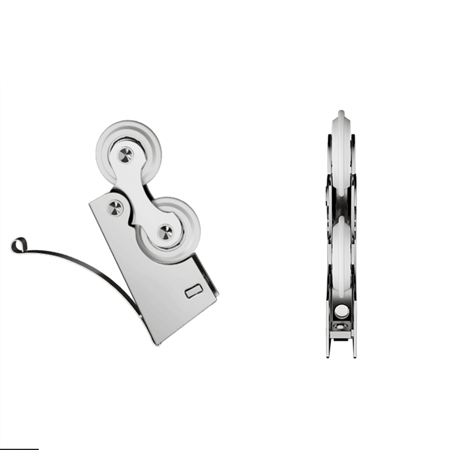 Sliding Closet Door Wardrobe Wheels, Bathroom Twin Rollers Track ...