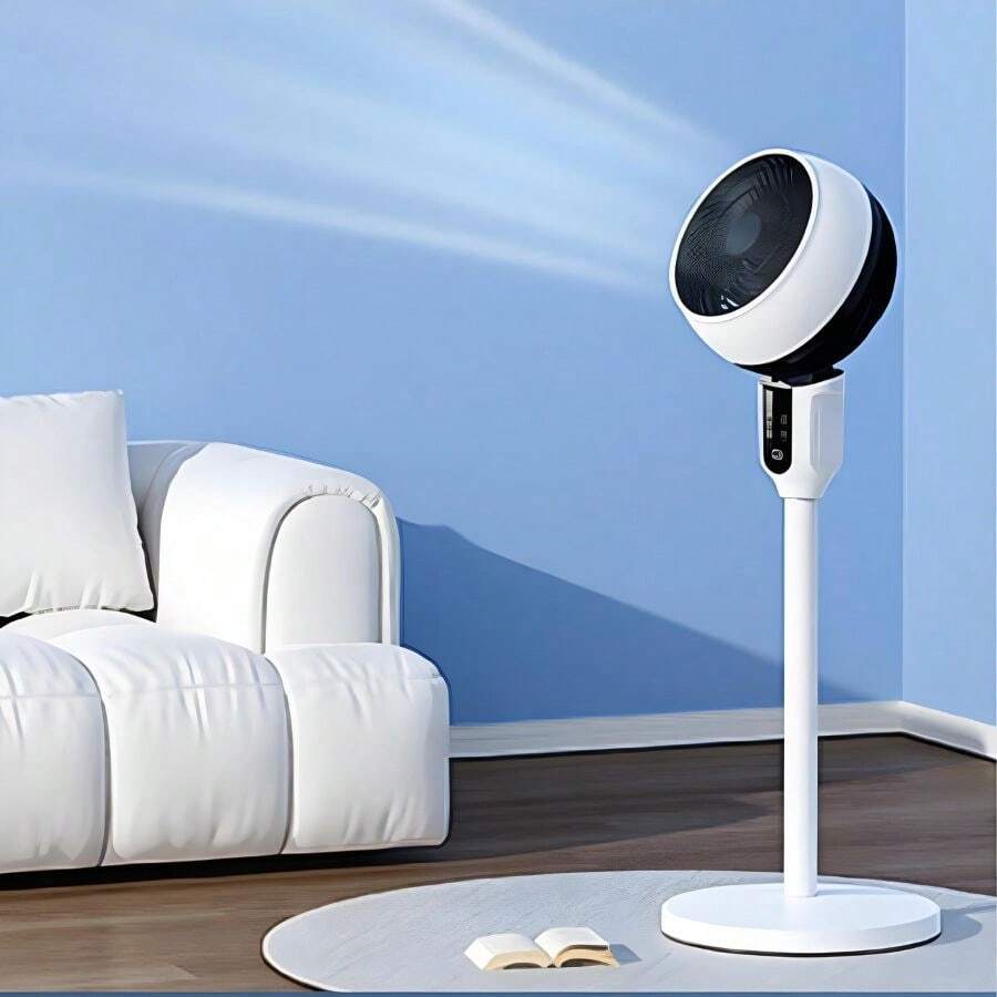 Home Bedroom Fan With Remote Control, Vertical Fan Oscillating Floor ...