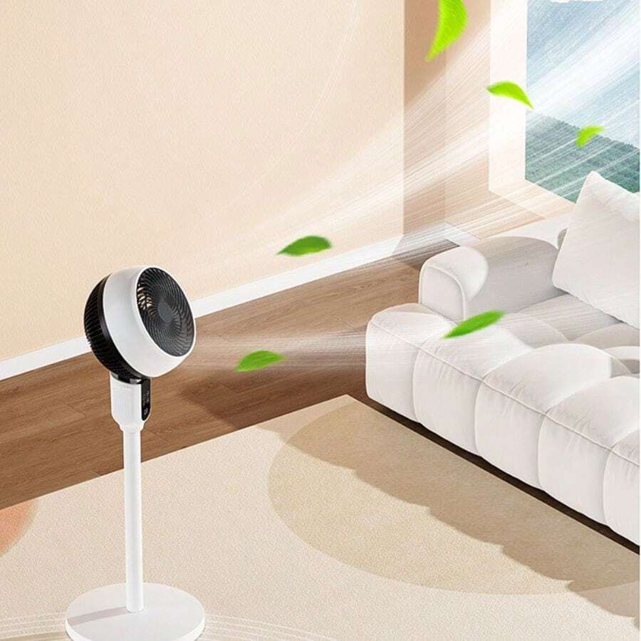 Home Bedroom Fan With Remote Control, Vertical Fan Oscillating Floor ...