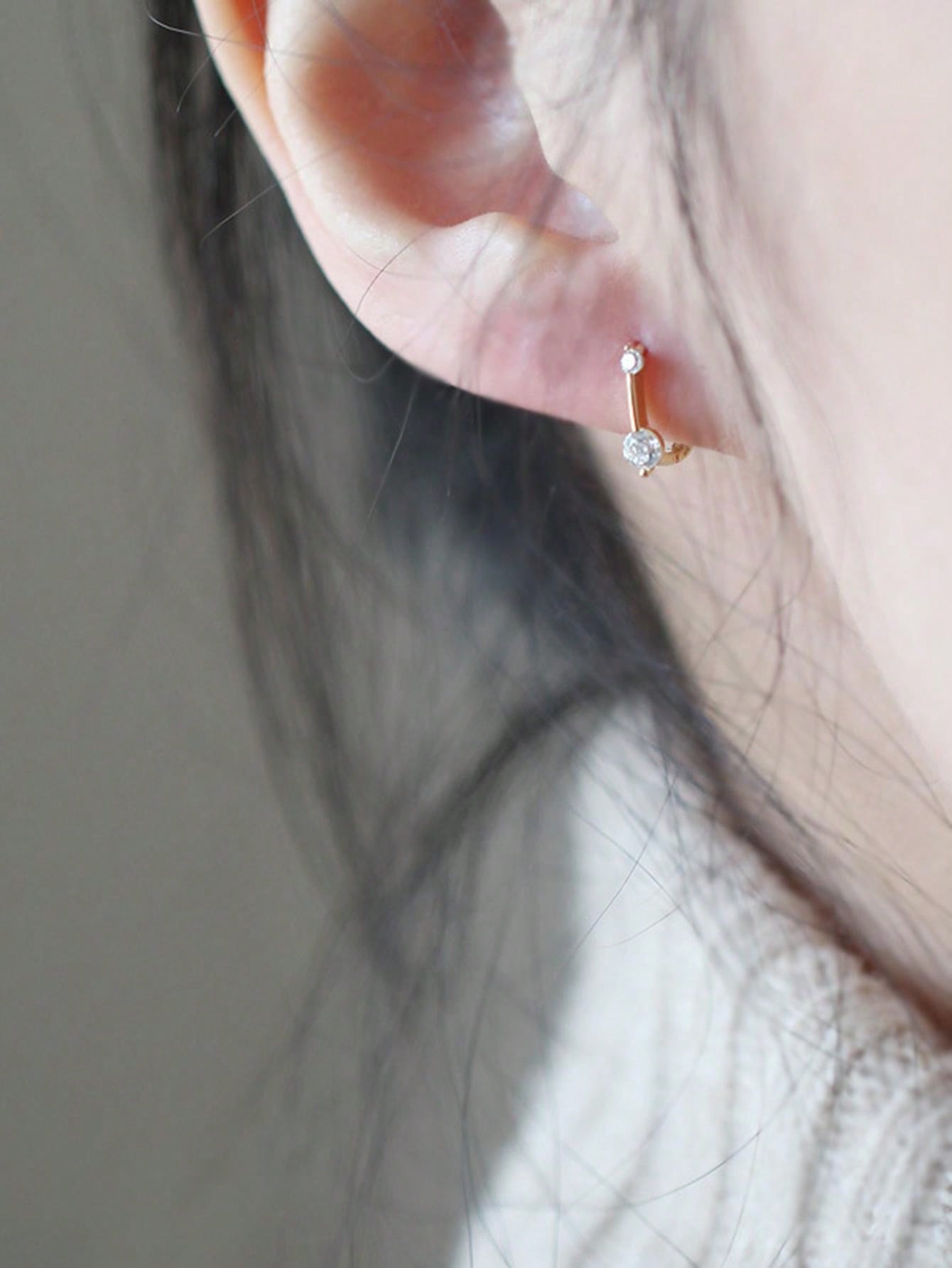 1 Pair Of Personalized Design Exquisite Elegant High-End Feeling Cool ...