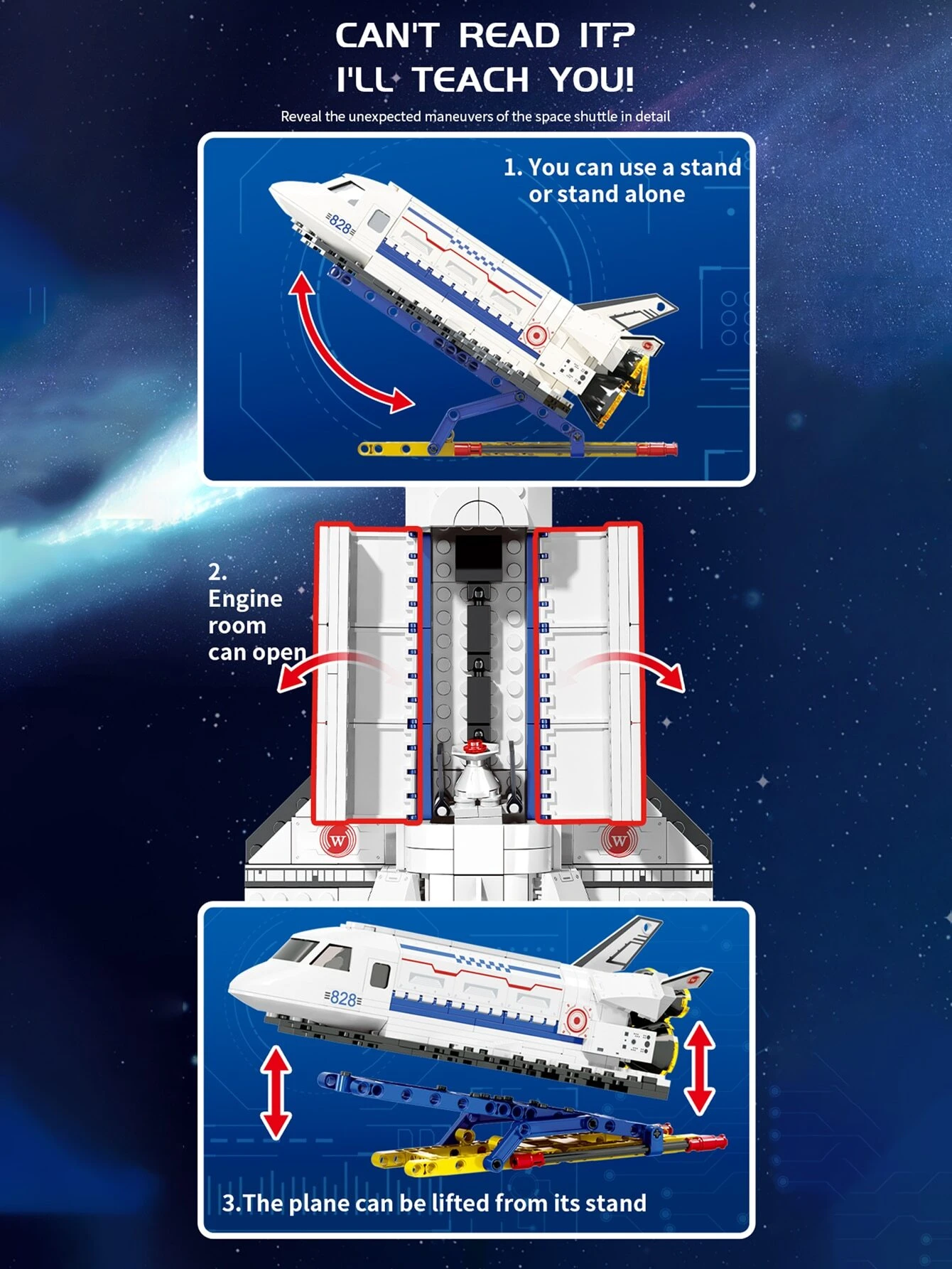 315pcs Spacecraft X-378 Space Shuttle Series Building Block Toy Set ...