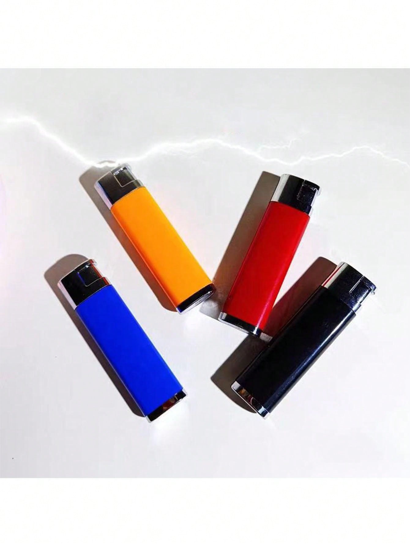 1pc Non-Refillable Colorful Prank Electric Shock Simulation Lighter ...