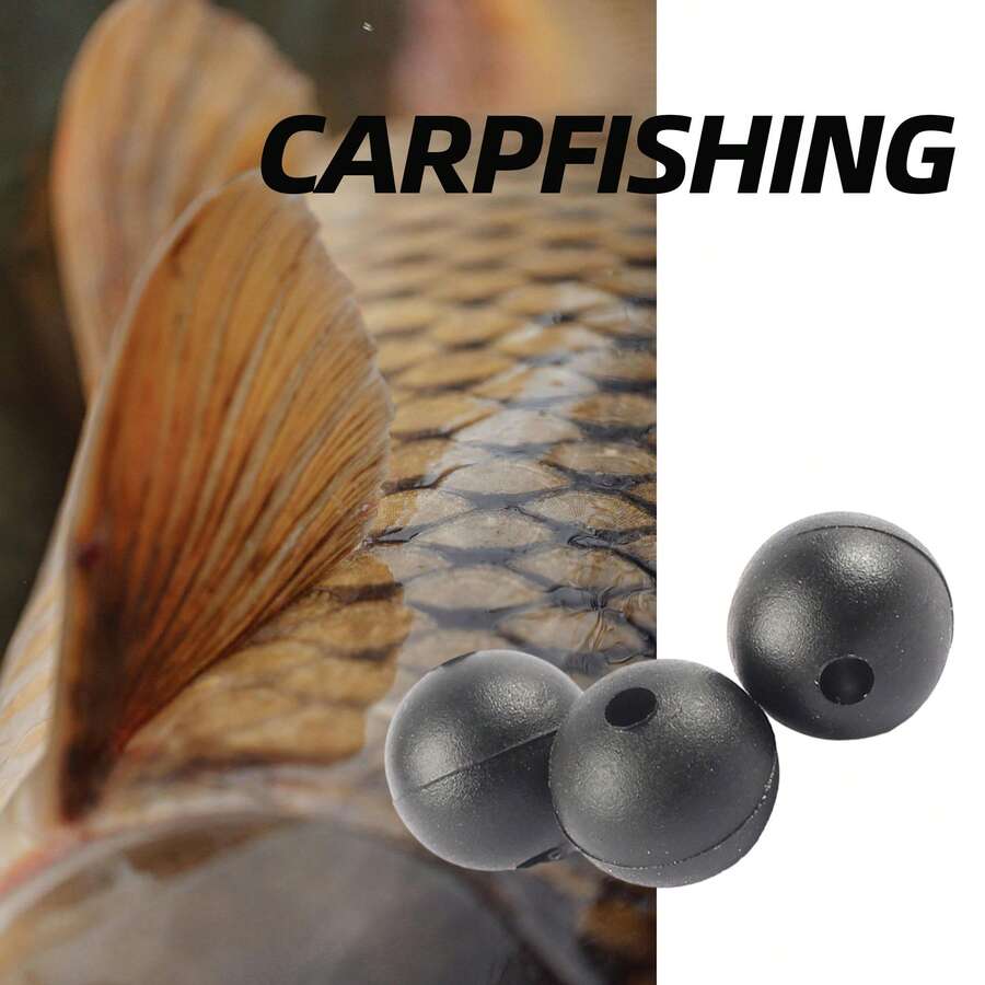 50pcs European-Style Fishing Tool Carp Fishing Beads 0.37inch Fishing ...