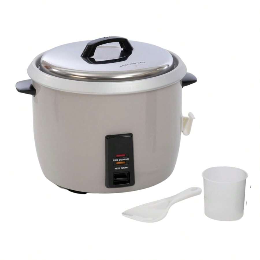 Heavy-Duty Nomy Rice Cooker, 30-Cup Capacity, Plastic Oversized Fork ...