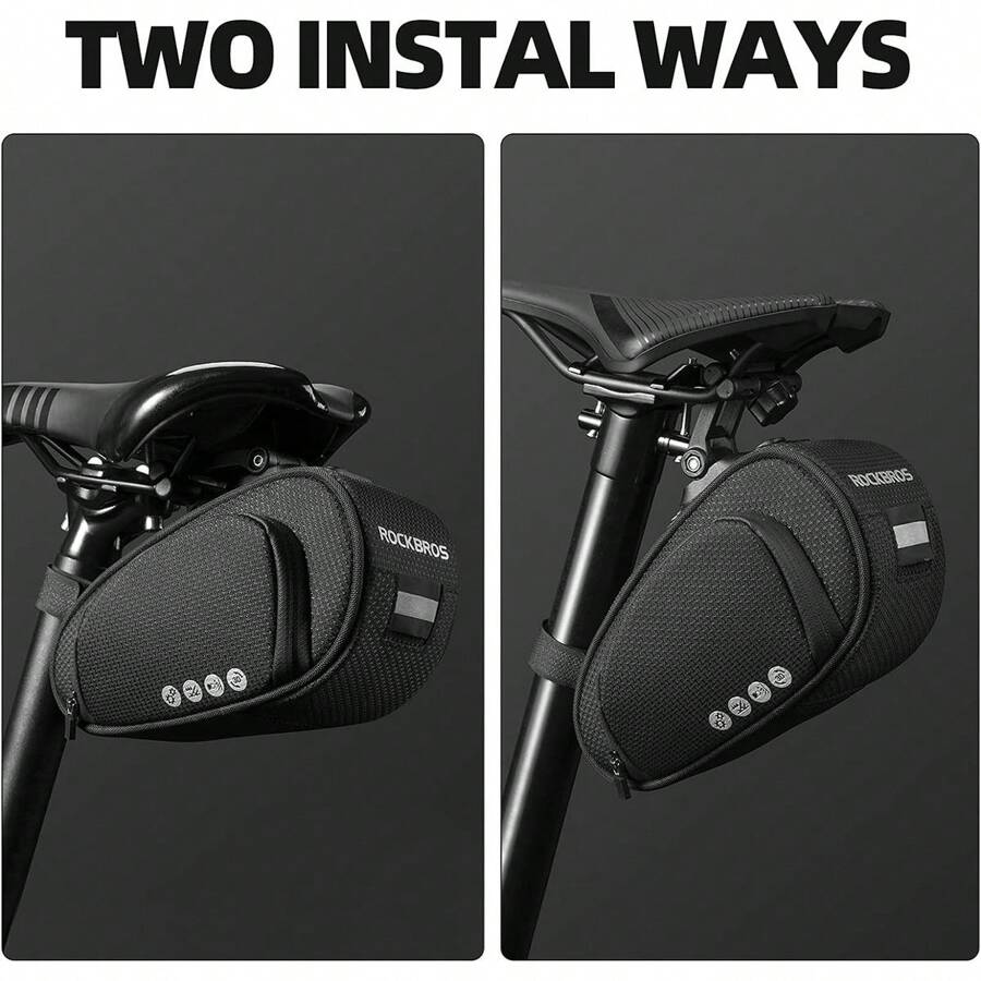 ROCKBROS ROCKBROS Bike Saddle Bag Bike Bag Under Seat Bag Bicycle Seat ...