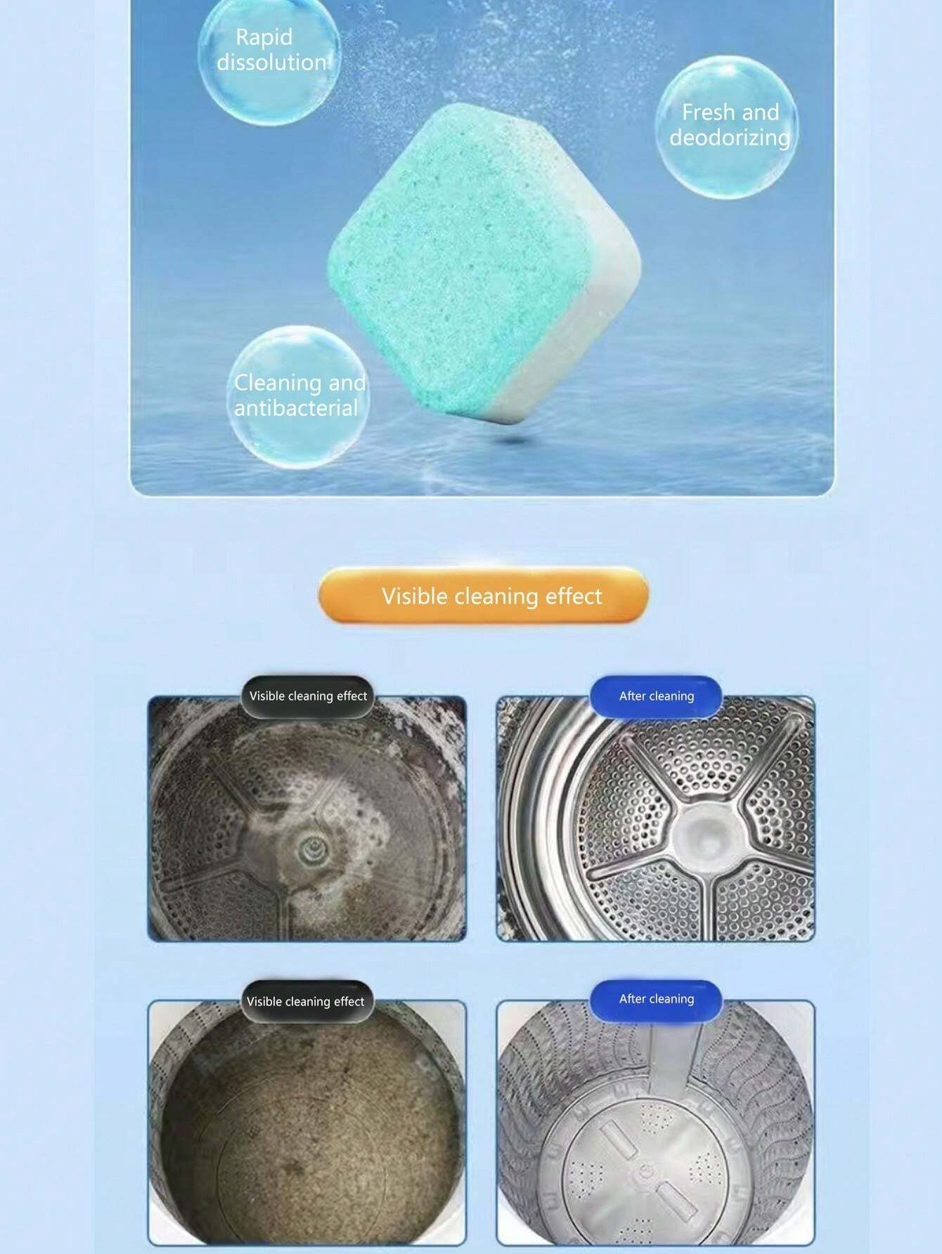 Upgraded Washing Machine Slot Cleaner Detergent, Stain-Remover And ...