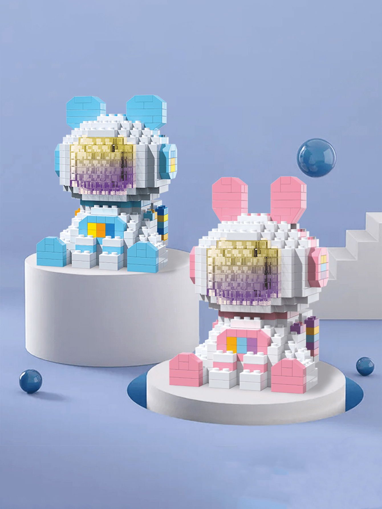 Micro Diamond Building Blocks Astronaut Decorative Toy, Intelligence ...