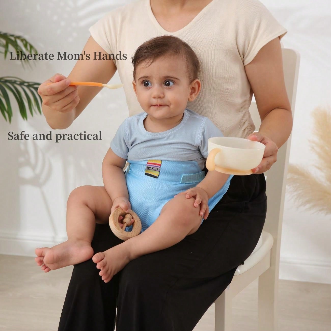 Baby High Chair Safety Belt Universal Portable Dining Chair Seat ...