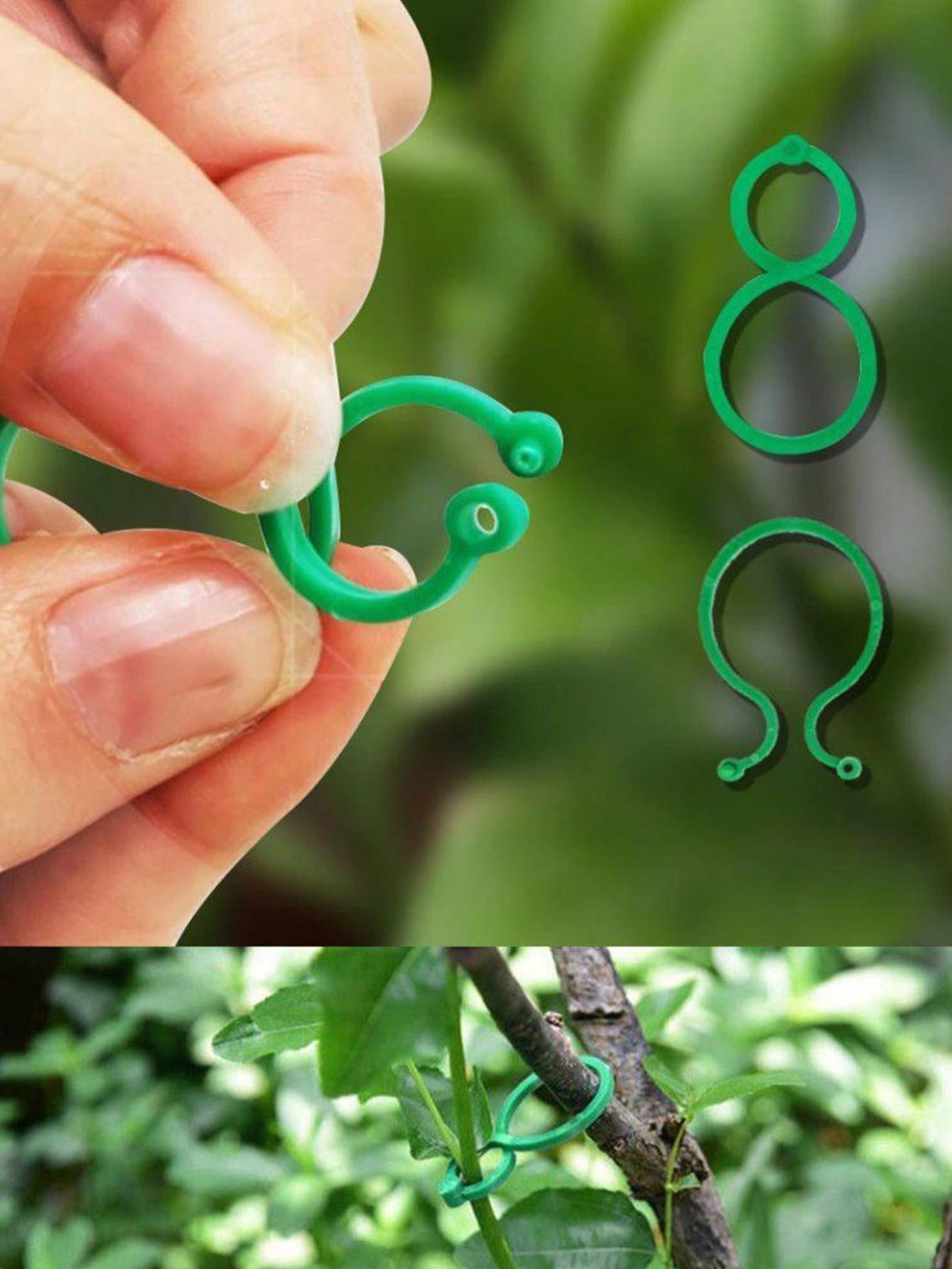 30pcs Plant Fixation Clip, Climbing Plant Wall Plastic Fixation Clip ...