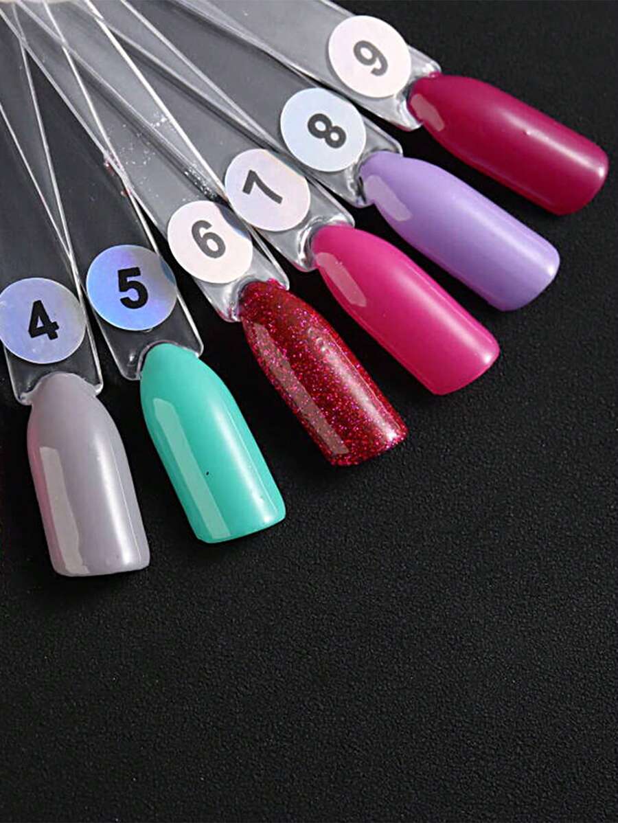 10 Sheets 1 To 50 Number Pattern Stickers Nail Polish Bottle Stickers ...