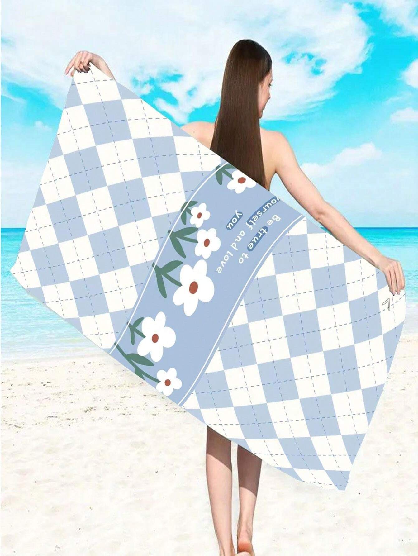 Extra Large Summer Beach Towel For Swimming, Beach Vacation | SHEIN USA
