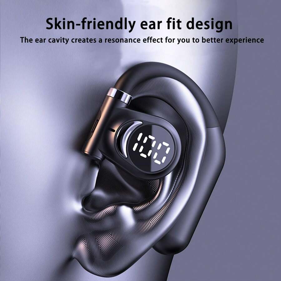 Open-Ear Air Conduction Headphones, Stereo Sound, 30 Hrs , Ear Hook ... Open-Ear Air Conduction Headphones, Stereo Sound, 30 Hrs , Ear Hook ...