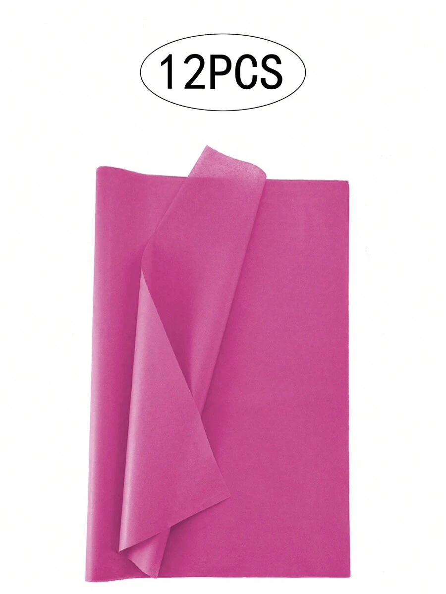 TIMBLESSING 12pcs Rose Red Thin Wrapping Paper, Large Size 20x26in ...