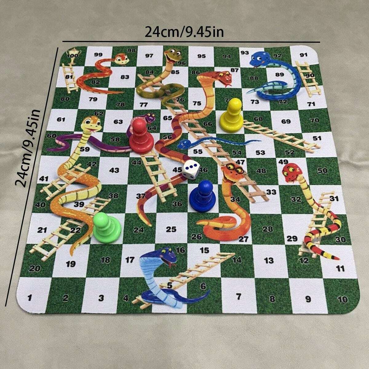 Snakes And Ladders Chess Set Board Game Rubber Material Snakes And Ladder Chess Can Be Used As ...