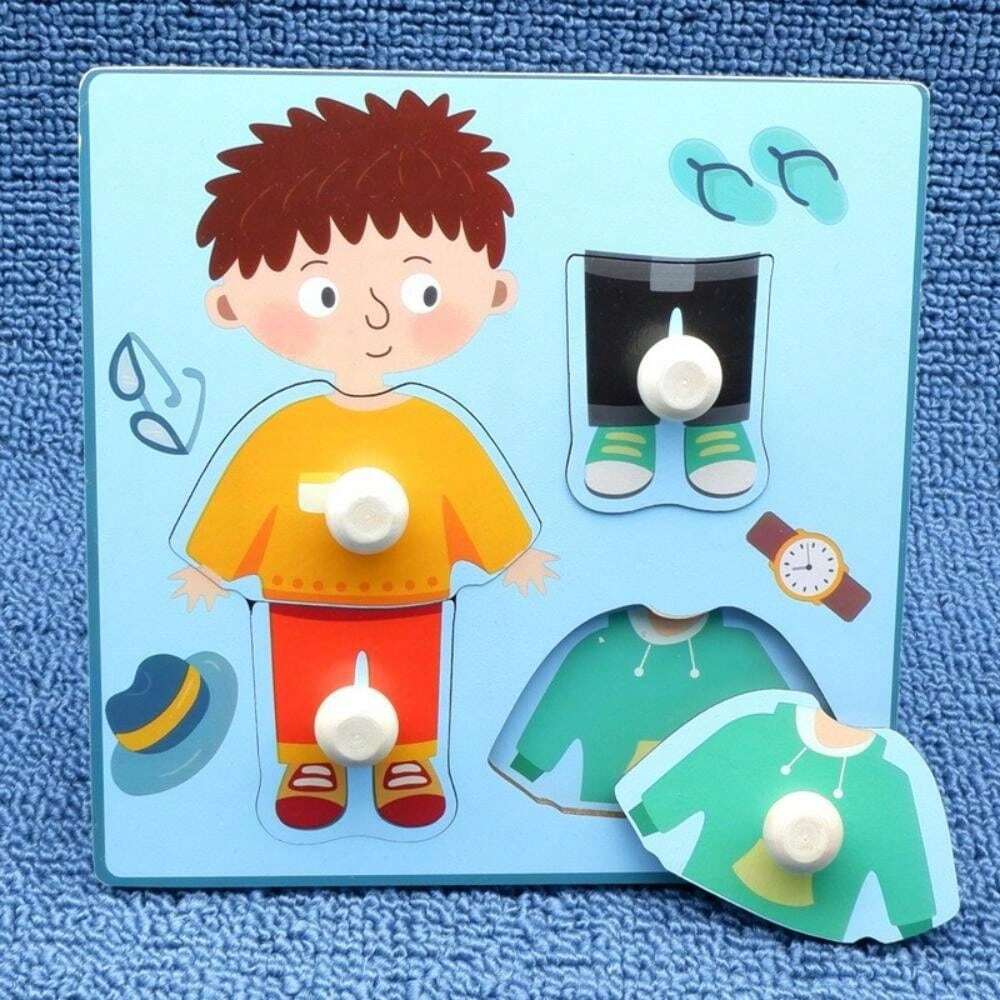 Montessori Early Education Dressing Board Puzzle Toy For Boys And Girls ...