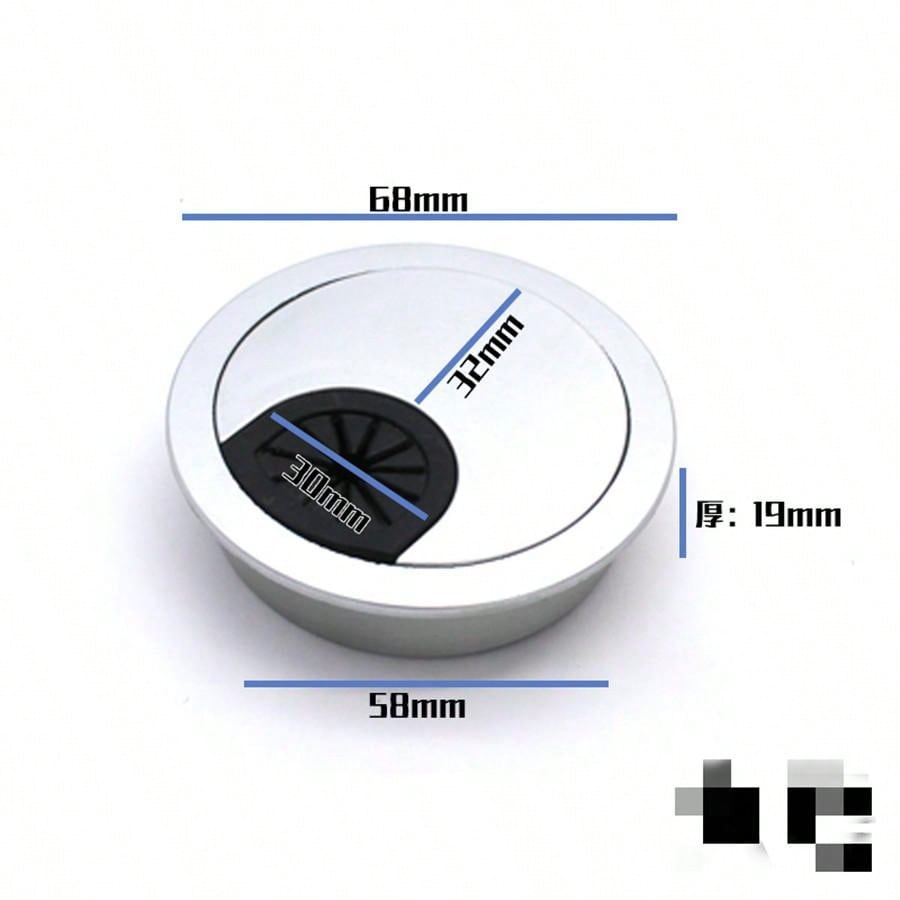 Metallic Computer Round Wire Box Cover With Hole For 60 Holes Plastic ...
