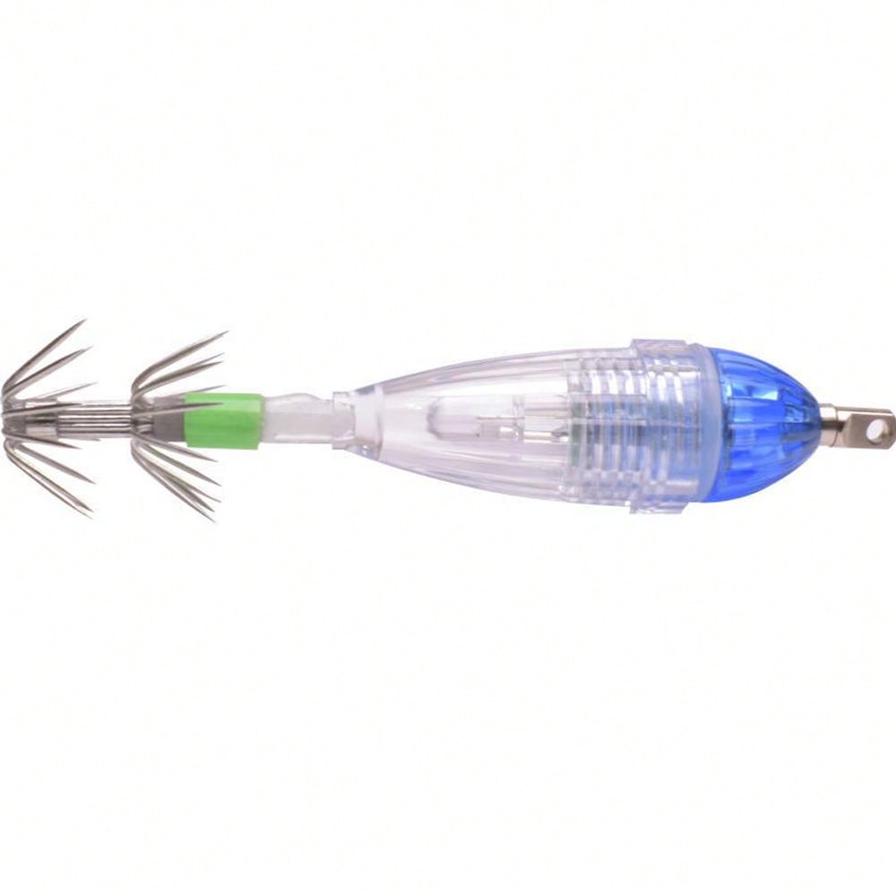1pc Mini Squid Jigs With Umbrella Hooks And Light Strips For Underwater ...