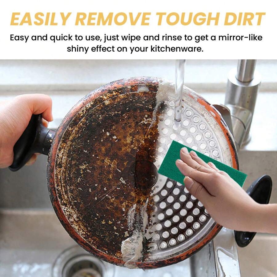 1/2/4pcs 100G Small Pack Powerful Stainless Steel Cleaning Paste With ...