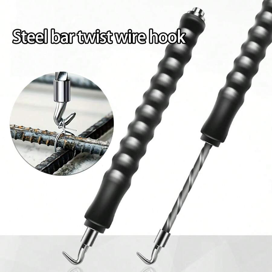 1pc Automatic/Manual Rebar Wire Twisting Tool With Hook. Stainless ...