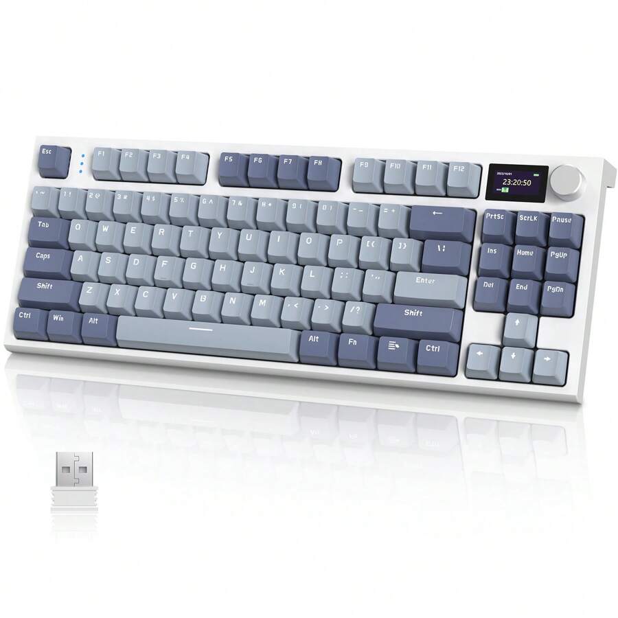ATTACK SHARK RK86 Wireless Mechanical Keyboard Apex Pro TKL 75%, 2.4G ...