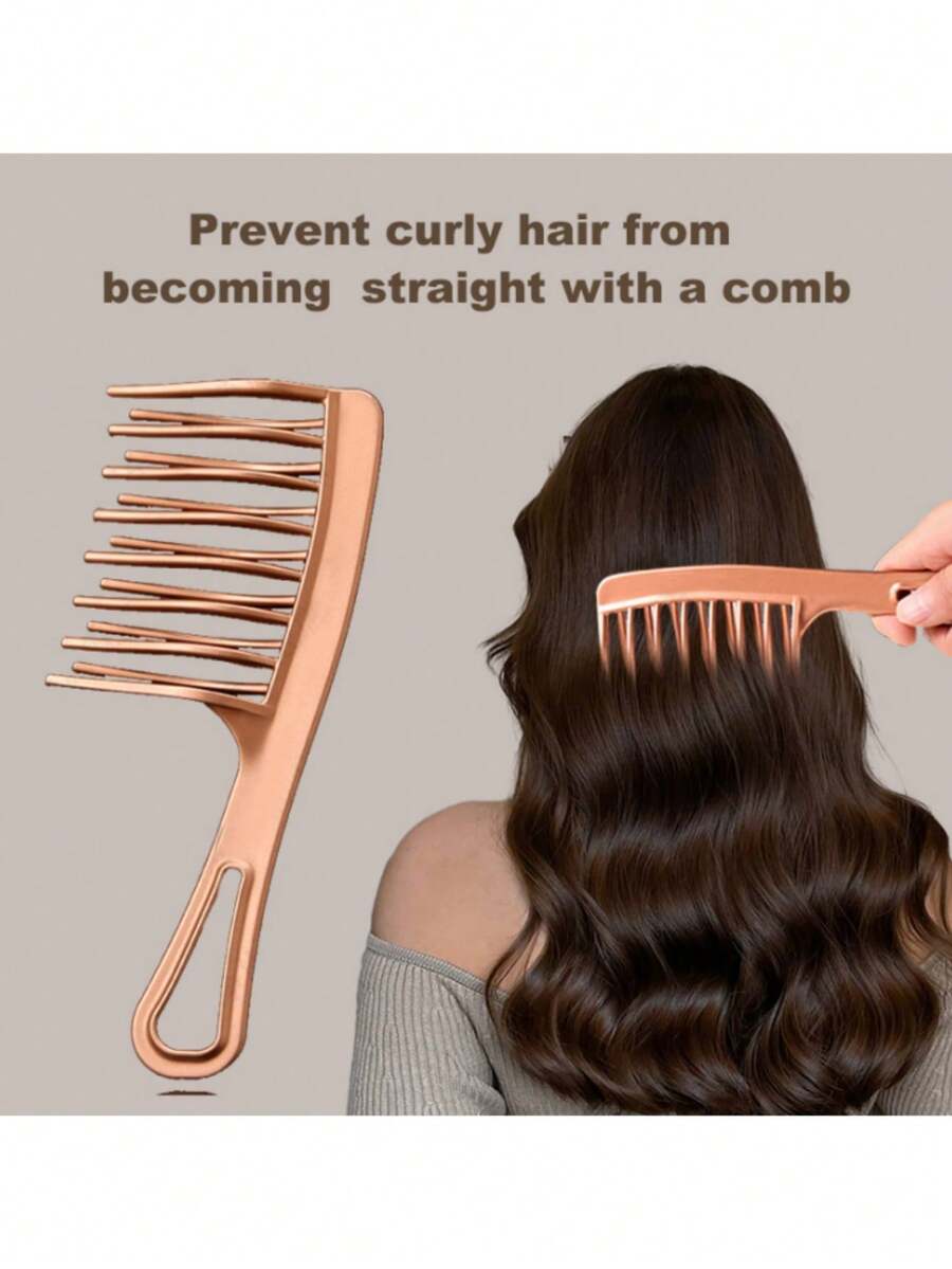 2pcs Double Row Wide Tooth Comb For Women And Women, Large Hair Comb ...
