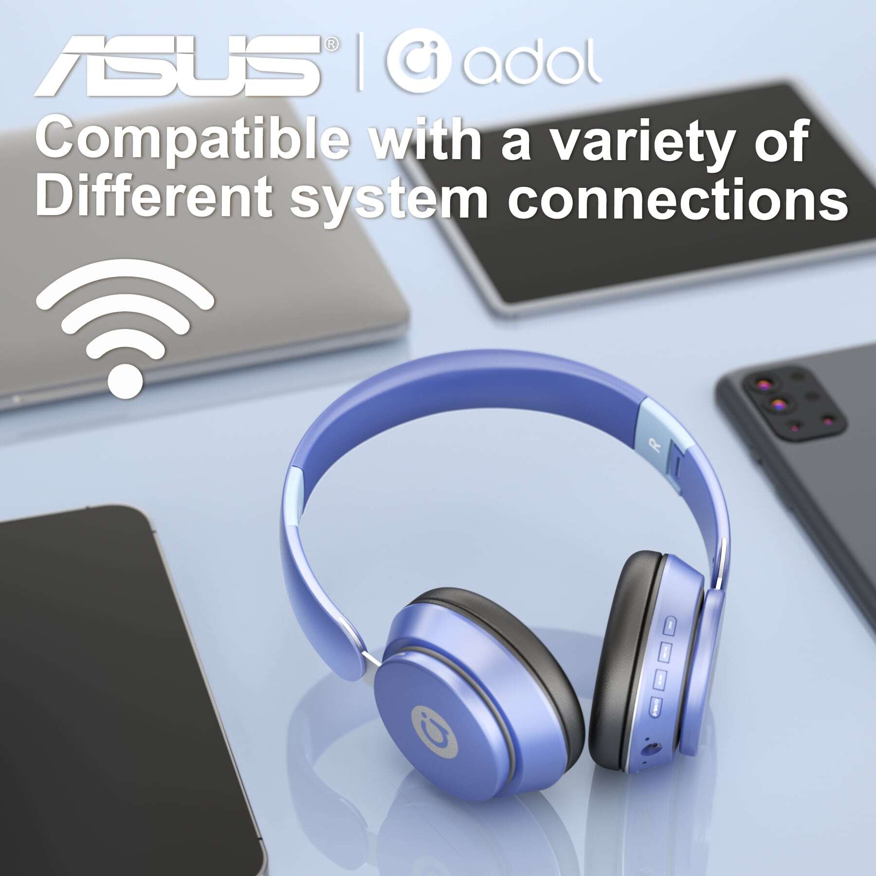 Asus AS-D72 Auricolari senza fili con riduzione attiva del rumore ...