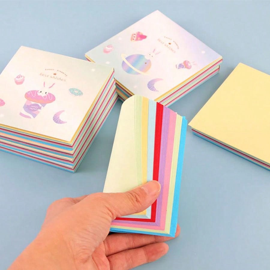 100 Sheets Colored Origami Paper For Handicraft Diy, Random Colors | SHEIN