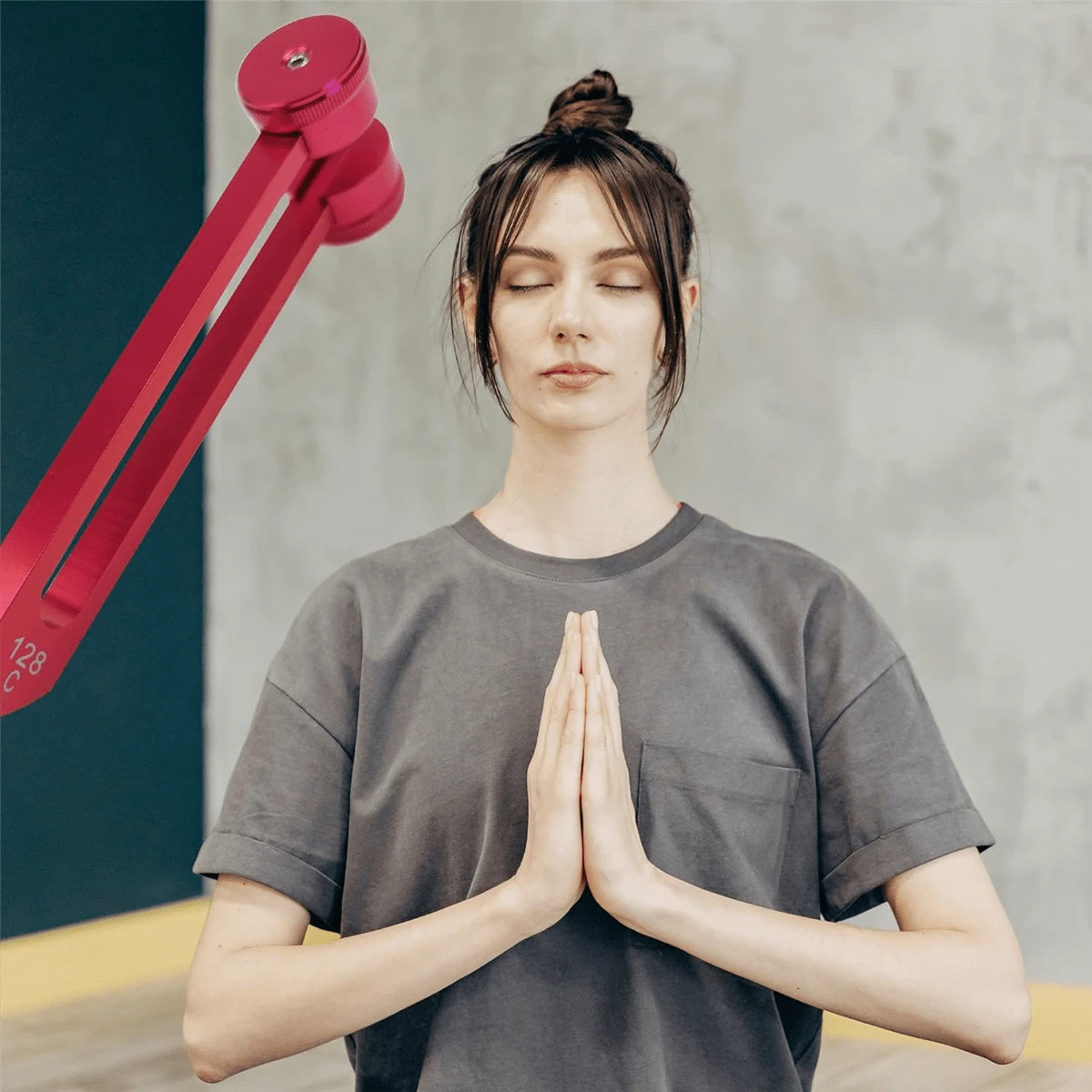 128 Hz Tuning Fork Weighted Red Tuning Forks For Healing 128 Hz Sonic ...