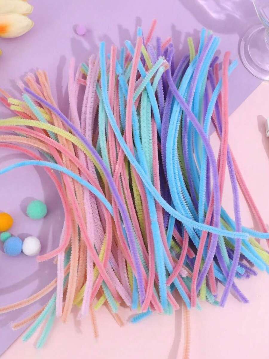 200pcs/100pcs Random Color Twist Sticks, Diy Material Package For ...